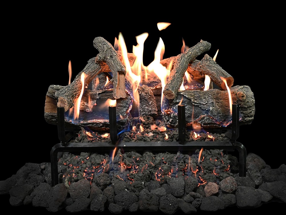 Grand Canyon Gas Logs 18 Inch GlowFire Arizona Charred Weathered Oak ...