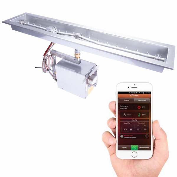 HPC 24 Inch Torpedo Trough Burner and Insert with Bluetooth ...