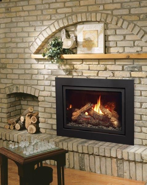 Kingsman 28 Inch Direct Vent Gas Fireplace Insert