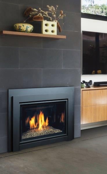 Kingsman IDV34 Direct Vent Gas Fireplace Insert - Millivolt Pilot