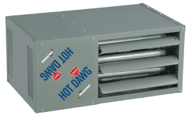 Modine Aluminized Steel Hot Dawg Separated Combustion Garage Heater ...