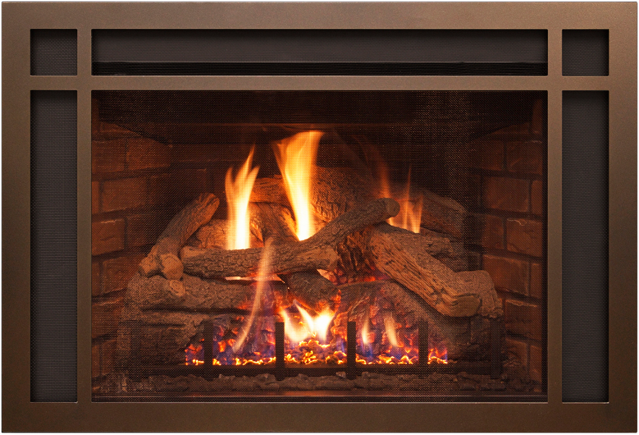 Real Fyre Bronze Mission Frame Overlay for DVI-30 Series Direct Vent ...