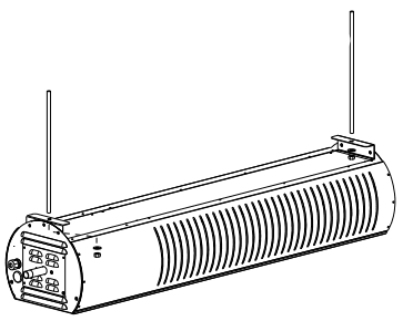 SunStar 12 Inch Threaded Rod Suspension Bracket Kit