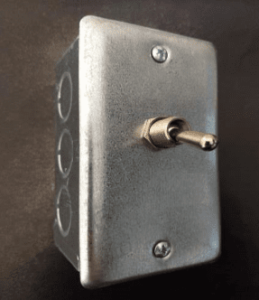 SunStar Toggle Switch Cover Plate and Handy Box Kit