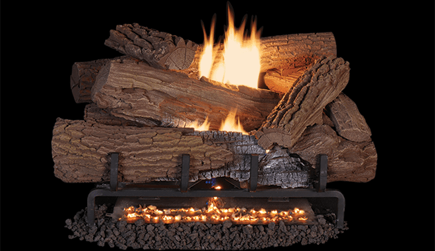 Superior Mega-Flame 24" Ember Bed Natural Gas Burner with Remote ...