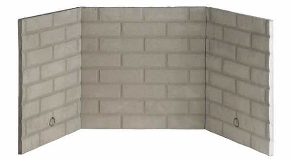 Superior/IHP Ceramic Fiber Brick Fireplace Liner Kit for 36 Inch Cape ...