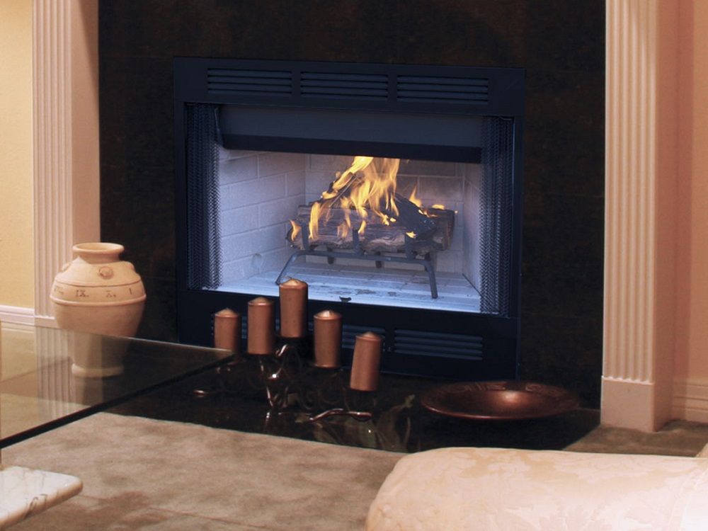 Superior 36 Inch Merit WCT2000 Insulated Wood-Burning Fireplace Firebox ...
