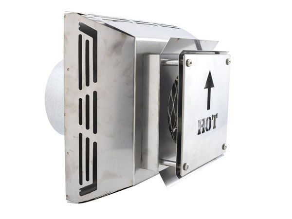 Ventis Direct Vent Pipe Stainless Steel Horizontal Cap - For 4 Inch ...