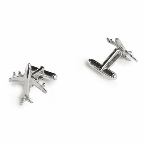 Airplane Cufflinks - Coastal Gifts