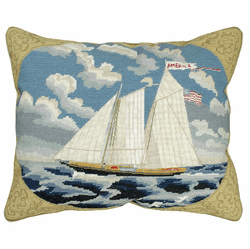 Fish, Crab & Shell Indoor & Outdoor Pillows for the Coastal Home ...