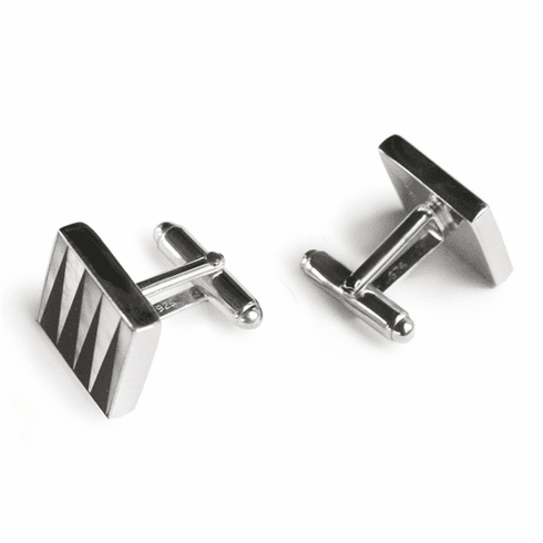 Backgammon Inlay Cufflinks - Coastal Gifts