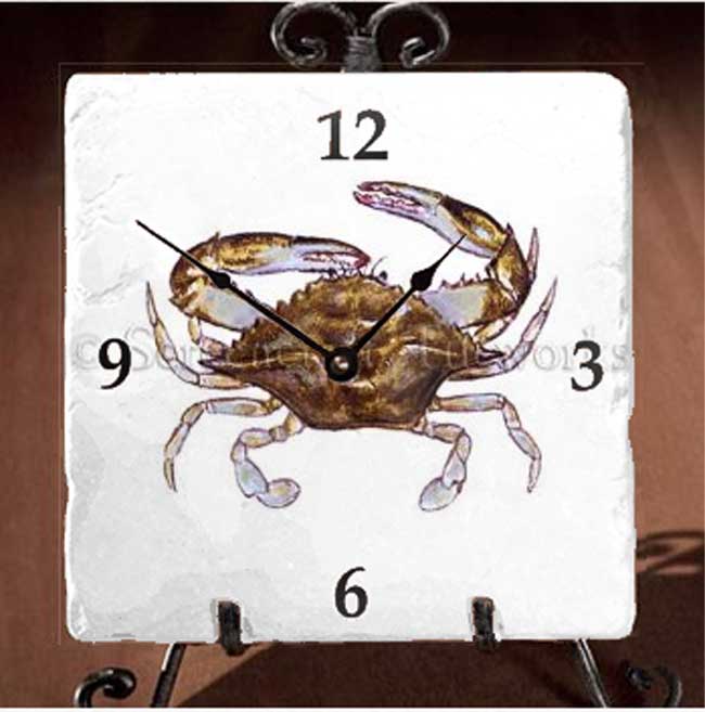 Blue Crab Clock - Ocean Offerings