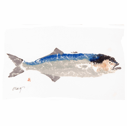 Gyotaku Fish Prints - Nautical Fish Art - Ocean Offerings