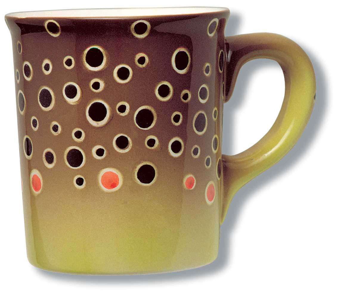 Brown Trout Mugs - set of 4 - Ocean Offerings