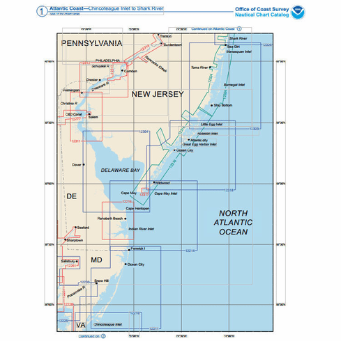 Custom Framed Nautical Charts - Ocean Offerings