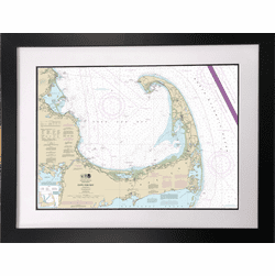 Framed Nautical Charts - Ocean Offerings