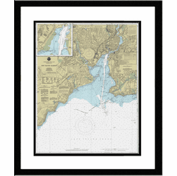Framed Nautical Charts - Ocean Offerings