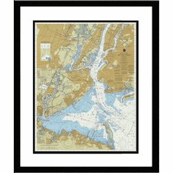 Framed Nautical Charts - Ocean Offerings