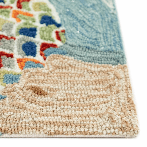 Frontporch Mermaid Crossing Water Rug - Ocean Offerings