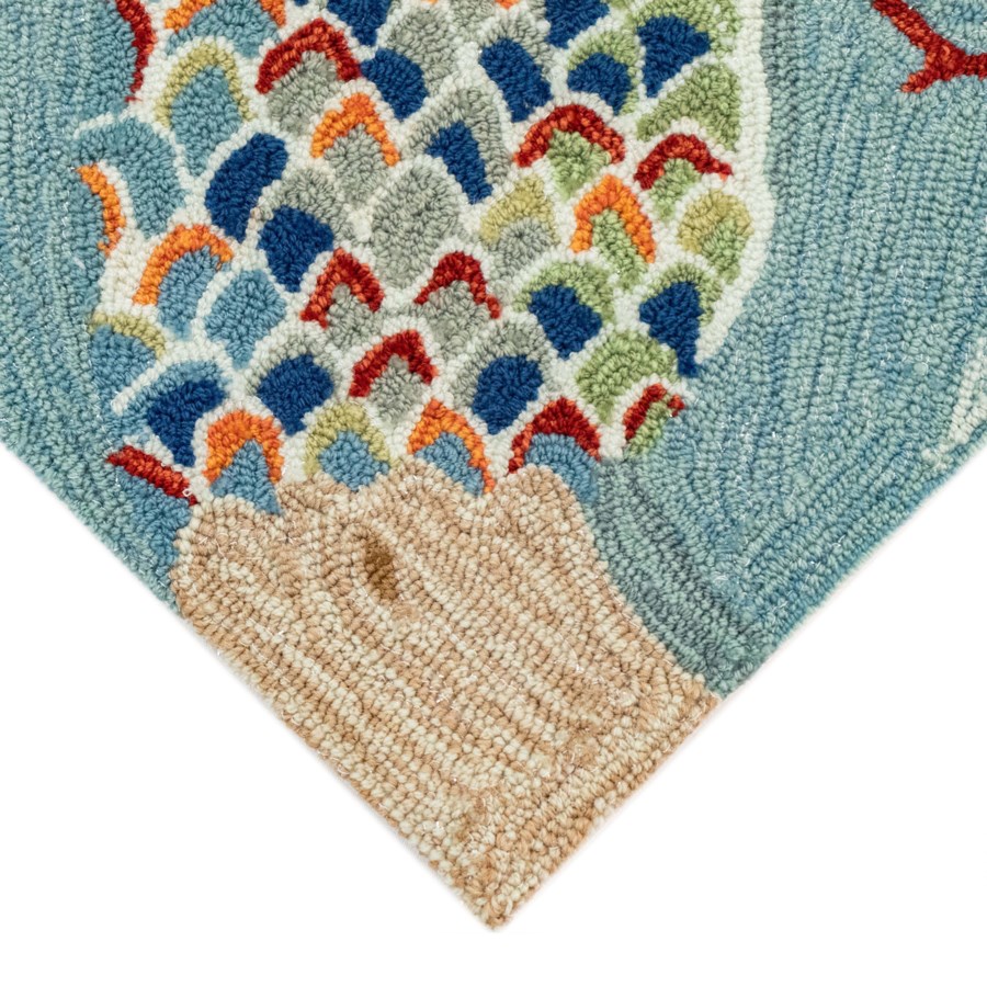 Frontporch Mermaid Crossing Water Rug - Ocean Offerings