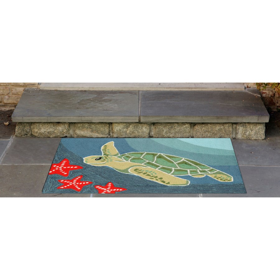 Frontporch Sea Turtle Ocean Rug - Ocean Offerings
