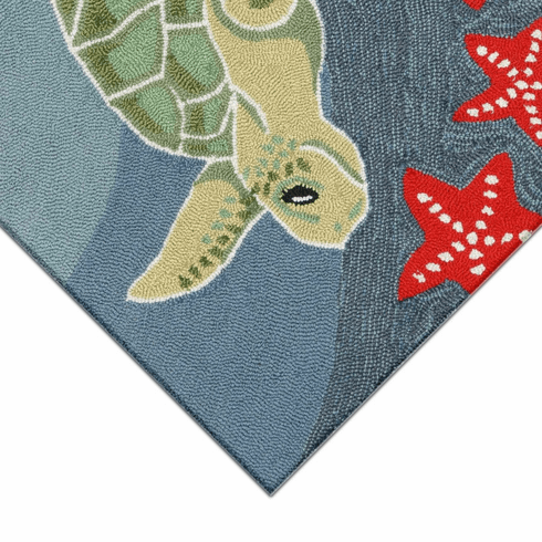 Frontporch Sea Turtle Ocean Rug - Ocean Offerings