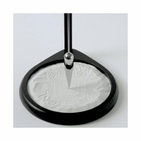 Large 23" Traditional Black Wood Sand Pendulum - Ocean Offerings