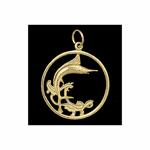 Marlin Coin Pendant