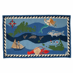 Decorate With Beach, Nautical & Coastal Rugs at Ocean Offerings