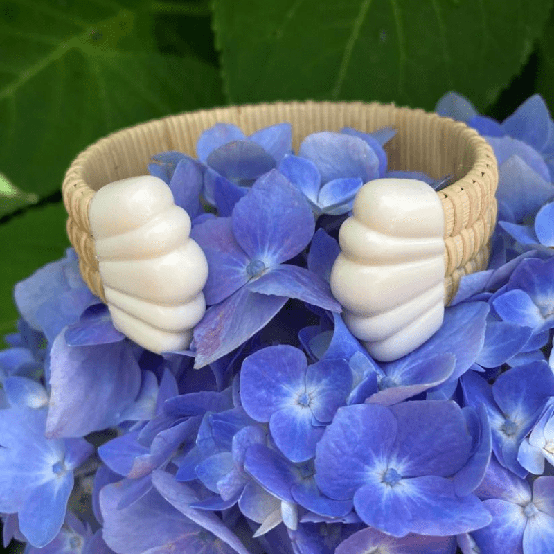 Nantucket Weave Scallop Shell Cuff Bracelet - Ocean Offerings