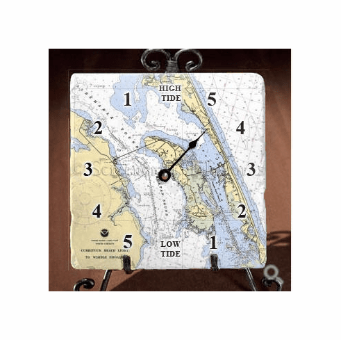 Nautical Chart Tide Clock - Ocean Offerings
