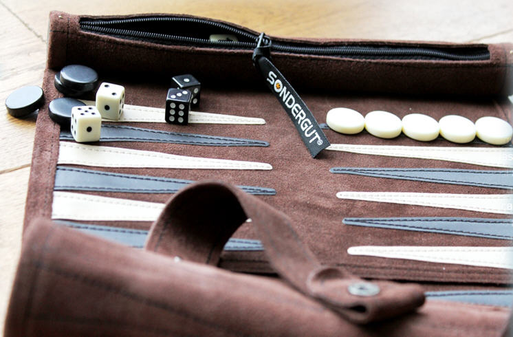 Roll-up Travel Backgammon Set - Ocean Offerings