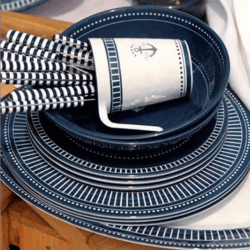 Coastal & Nautical Melamine Dinnerware - Ocean Offerings