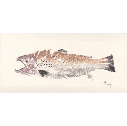 Gyotaku Fish Prints - Nautical Fish Art - Ocean Offerings
