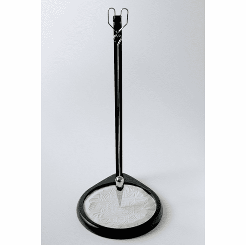 Small 13" Traditional Black Wood Sand Pendulum - Ocean Offerings