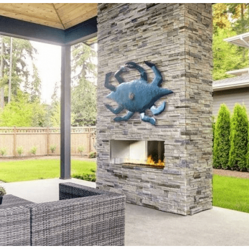 Uncooked Iron Crab Sculpture - Ocean Offerings