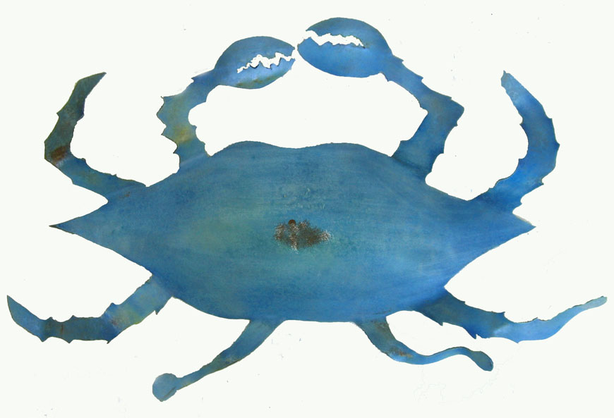 Uncooked Iron Crab Sculpture - Ocean Offerings