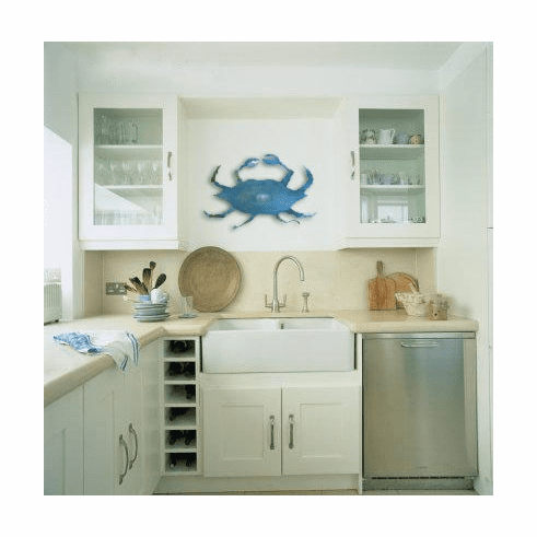 Uncooked Iron Crab Sculpture - Ocean Offerings