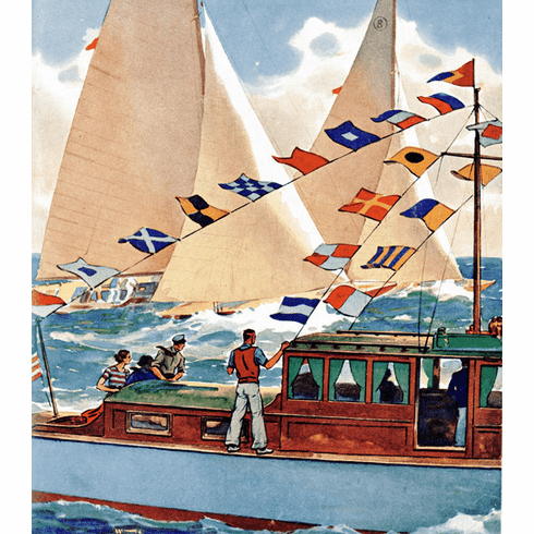 "W" Nautical Signal Flag - Ocean Offerings