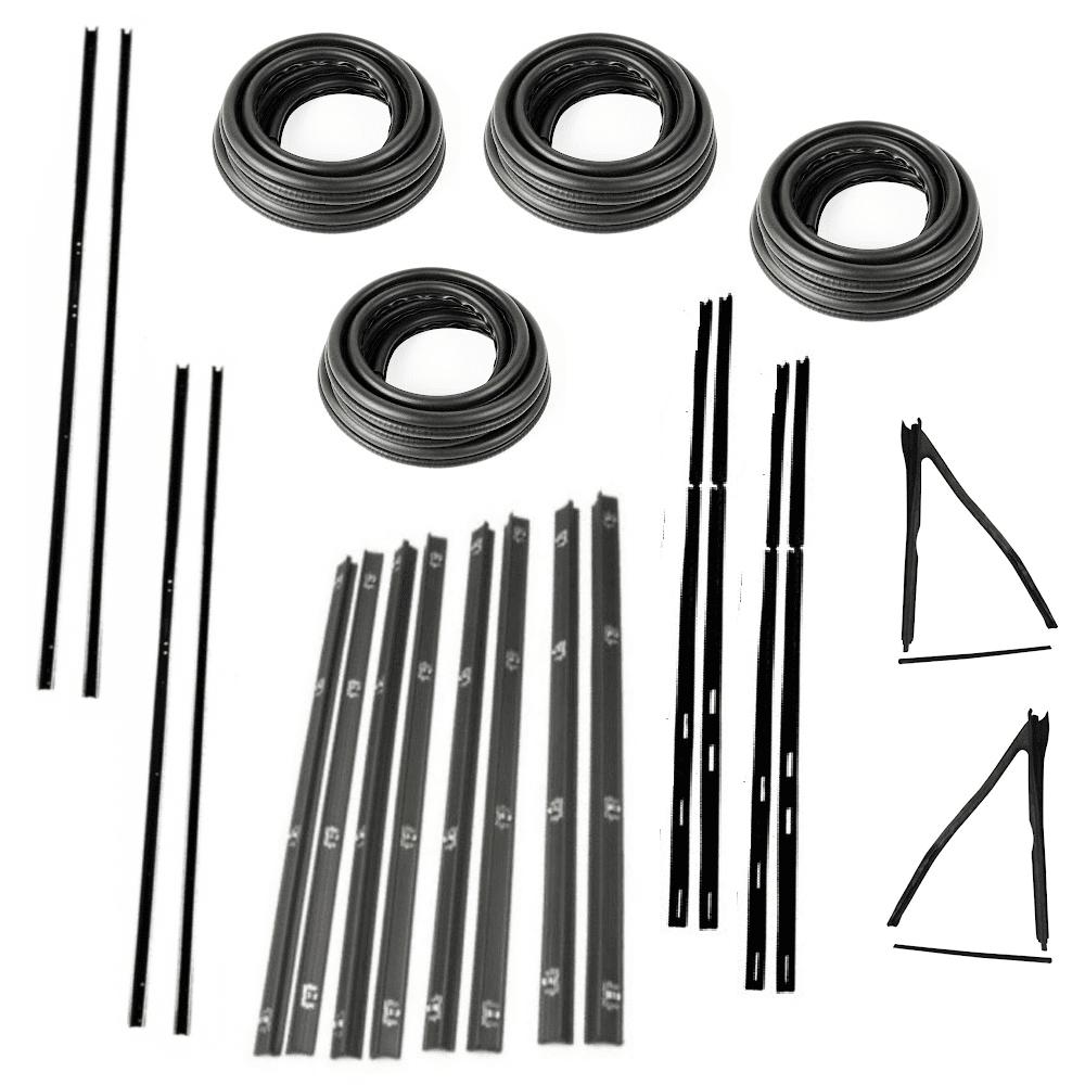 Door Weatherstrip Kit for 1974-1991 Jeep Grand Wagoneer, 4-Door ...