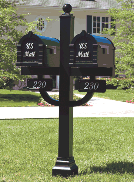 Gaines Keystone Signature Series Double Mailbox | TheMailboxStore.com