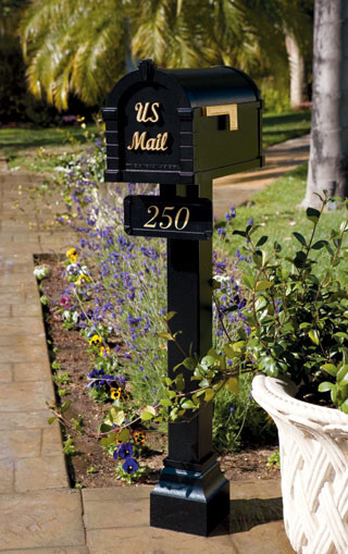Keystone Signature Series Mailbox and Standard Post