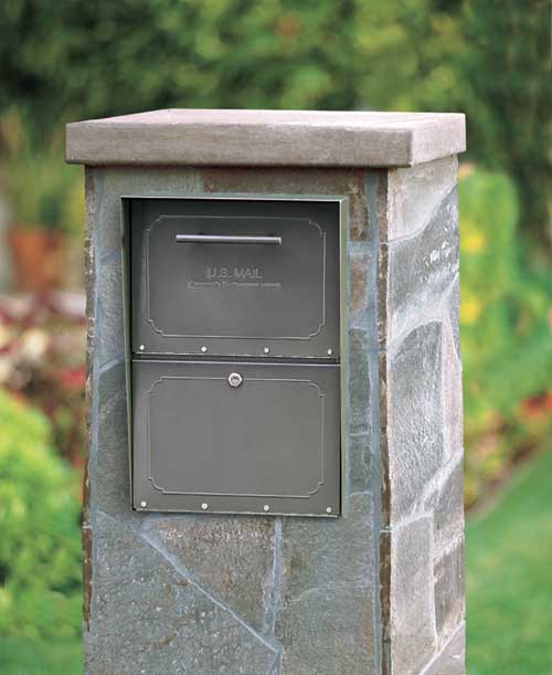 Oasis Locking Column Mailbox Deluxe Size