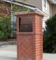 Small Package Locking Column Mailbox | TheMailboxStore.com