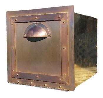 Solid Brass Column Mailbox Insert | TheMailboxStore.com