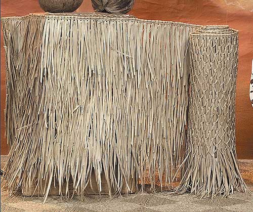 4ft x 30ft Palm Grass Tiki Thatch Roll Tiki Bar Roofing