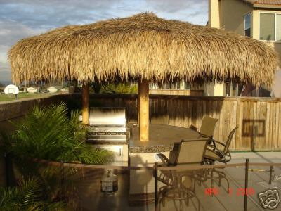 FIRE RETARDANT 14ft Commercial Grade Palapa Thatch Umbrella Cover