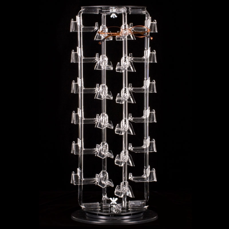 A24 Rotating Counter Top Optical Frame Display - 24 Frame Capacity
