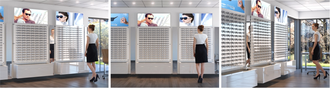 "DW" Acrylic Optical Frame Display Panels - Best Seller