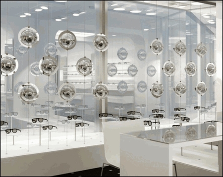 Shop window Optical Frame Display systems